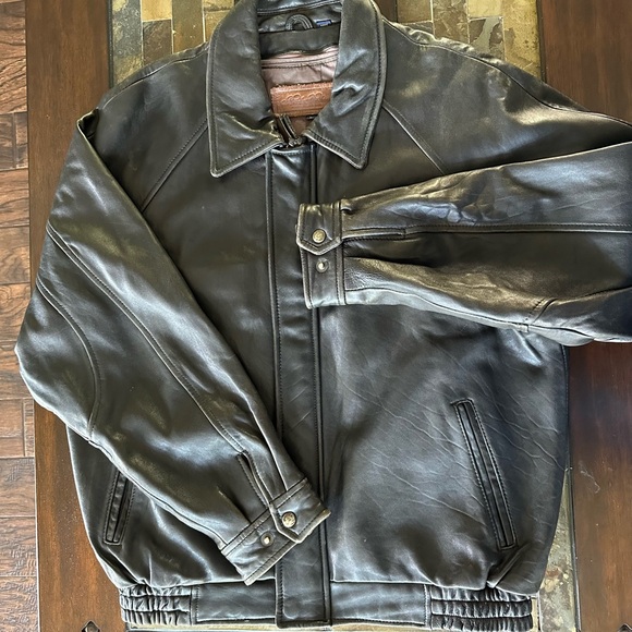 Brooks Brothers | Jackets & Coats | Brooks Brothers Black Lambs Leather ...